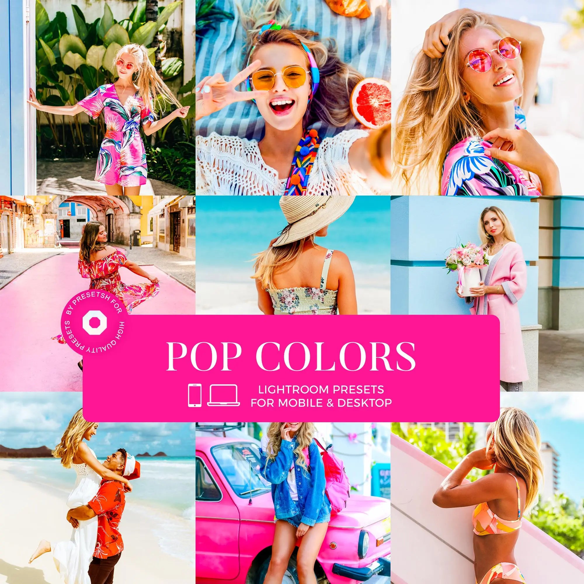 Color Pop Lightroom Presets | Mobile & Desktop | Presetsh