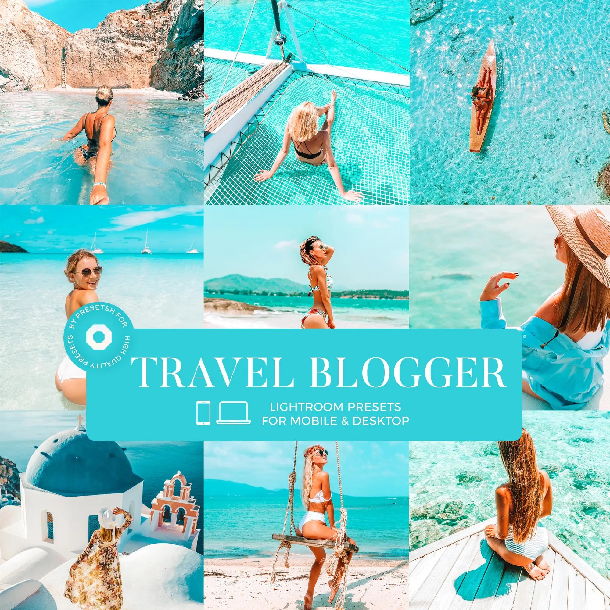 Travel Blogger Lightroom Presets | Mobile & Desktop | Presetsh