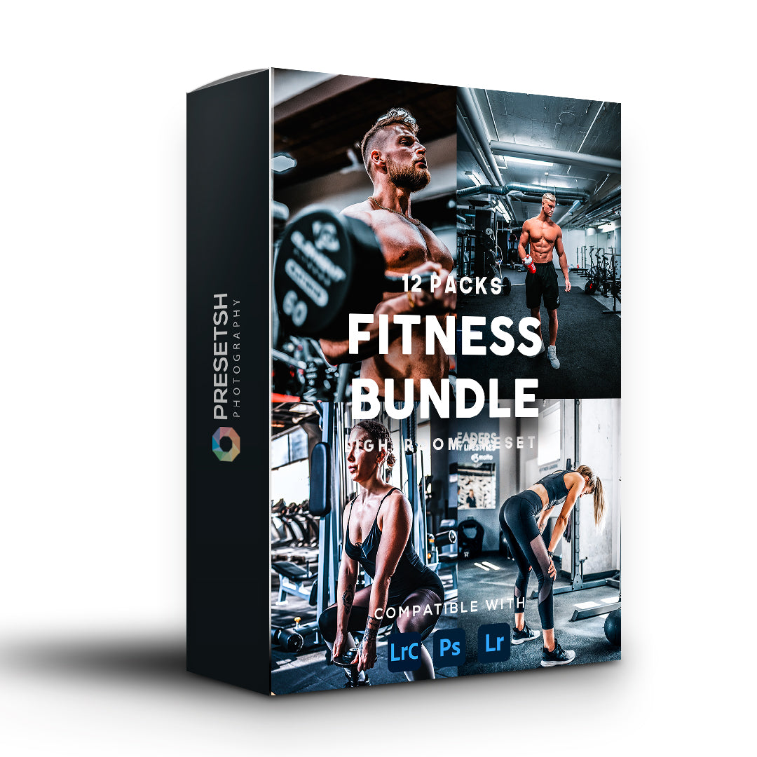 FITNESS BUNDLE PRESETS | 12 PACKS (MOBILE + DESKTOP) - Presetsh